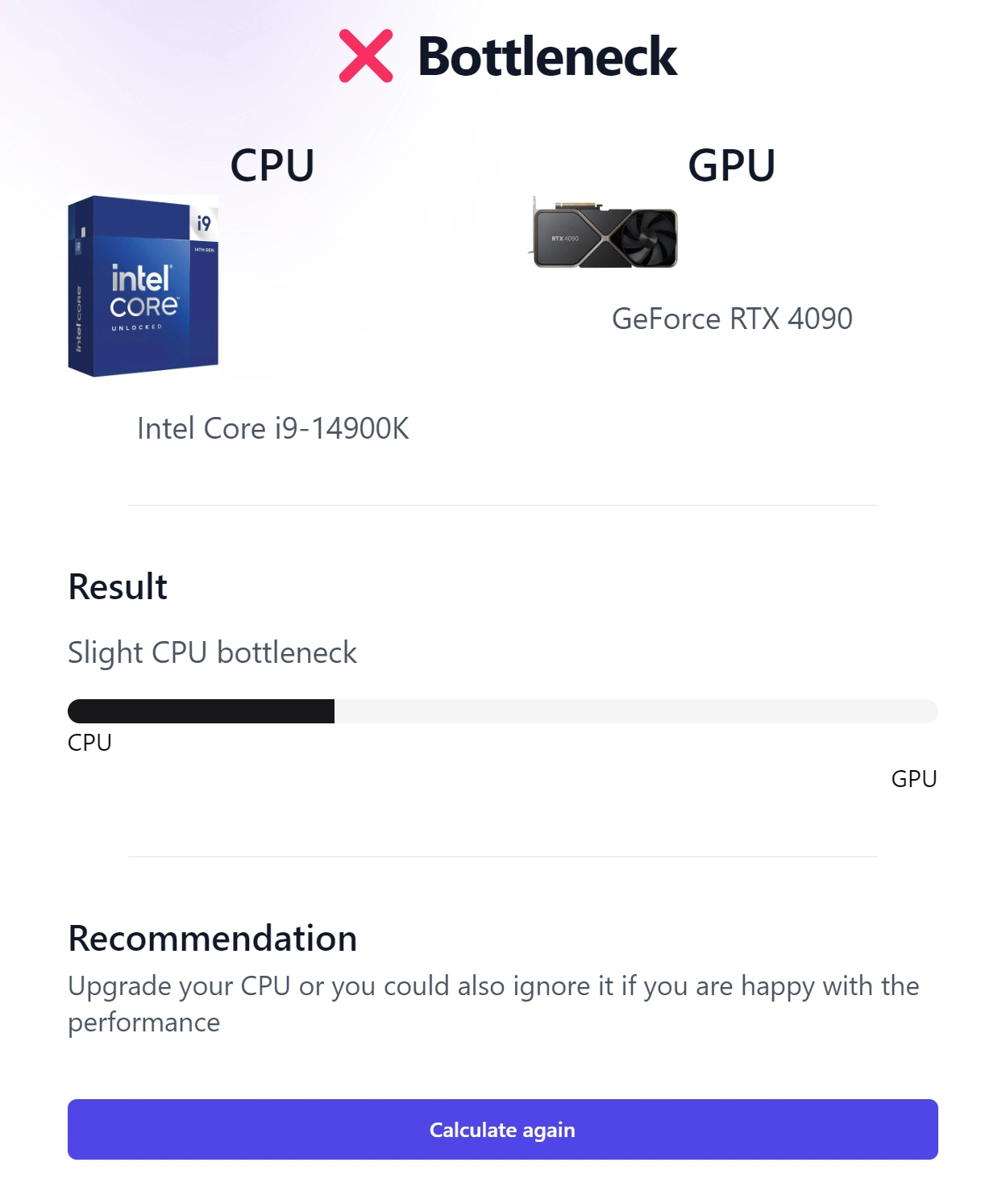 Tool results example